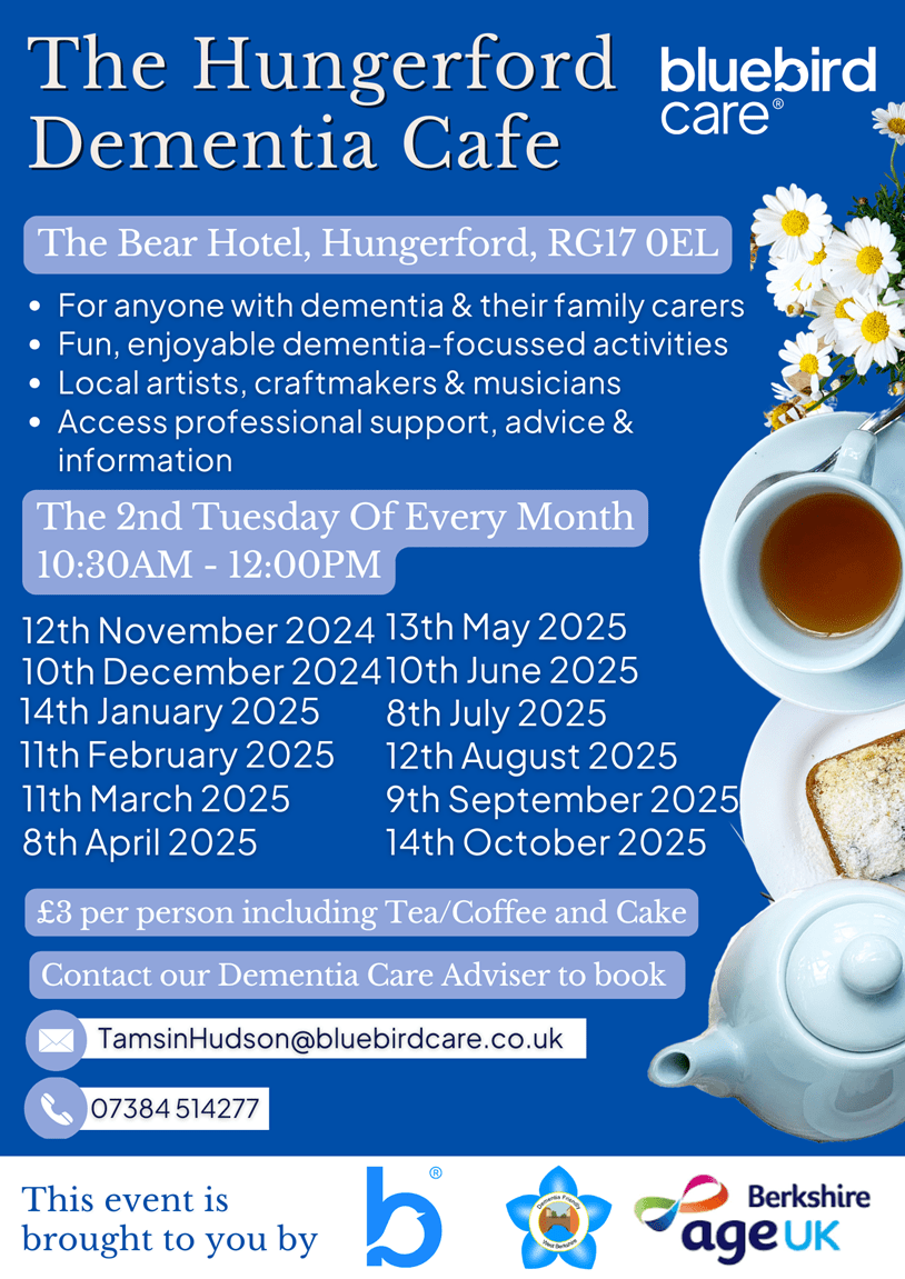 Dementia Cafe | Hungerford | Bluebird Care